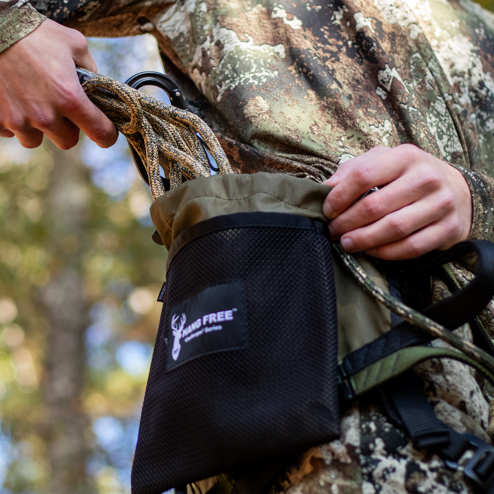 8mm Predator™ Deluxe Sewn Tree Tether & Lineman's Belt – Hang Free®