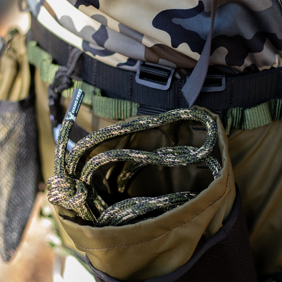 8mm Predator™ Deluxe Sewn Tree Tether & Lineman's Belt – Hang Free®
