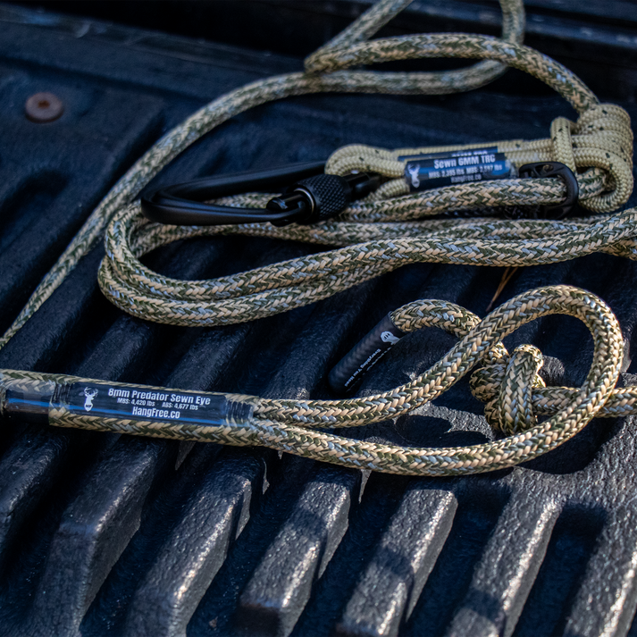 8mm Predator™ Sewn Tree Tether & Lineman's Belts – Hang Free®