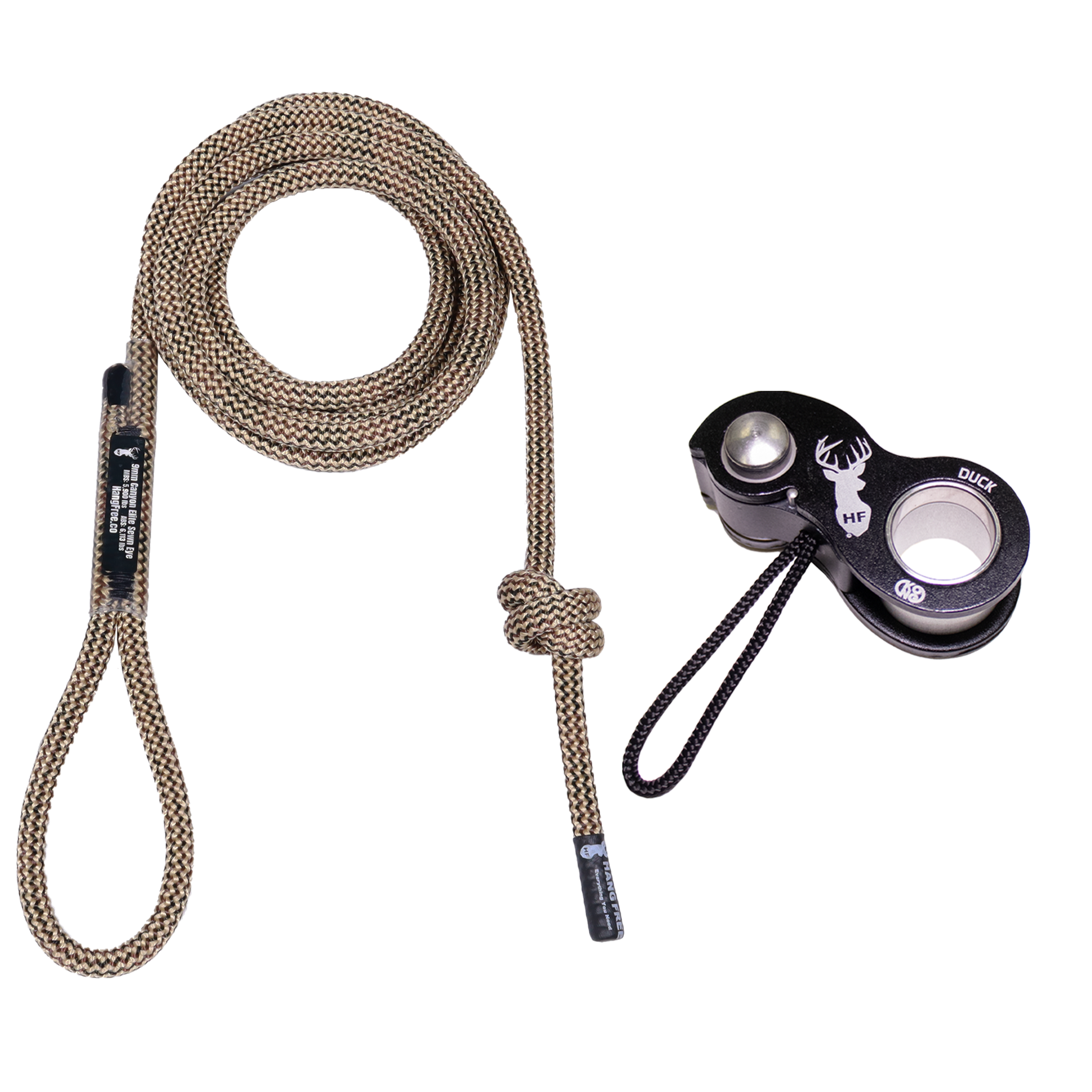 9mm 'Ghost' Deluxe Sewn Tree Tether & Lineman's Belts – Hang Free®