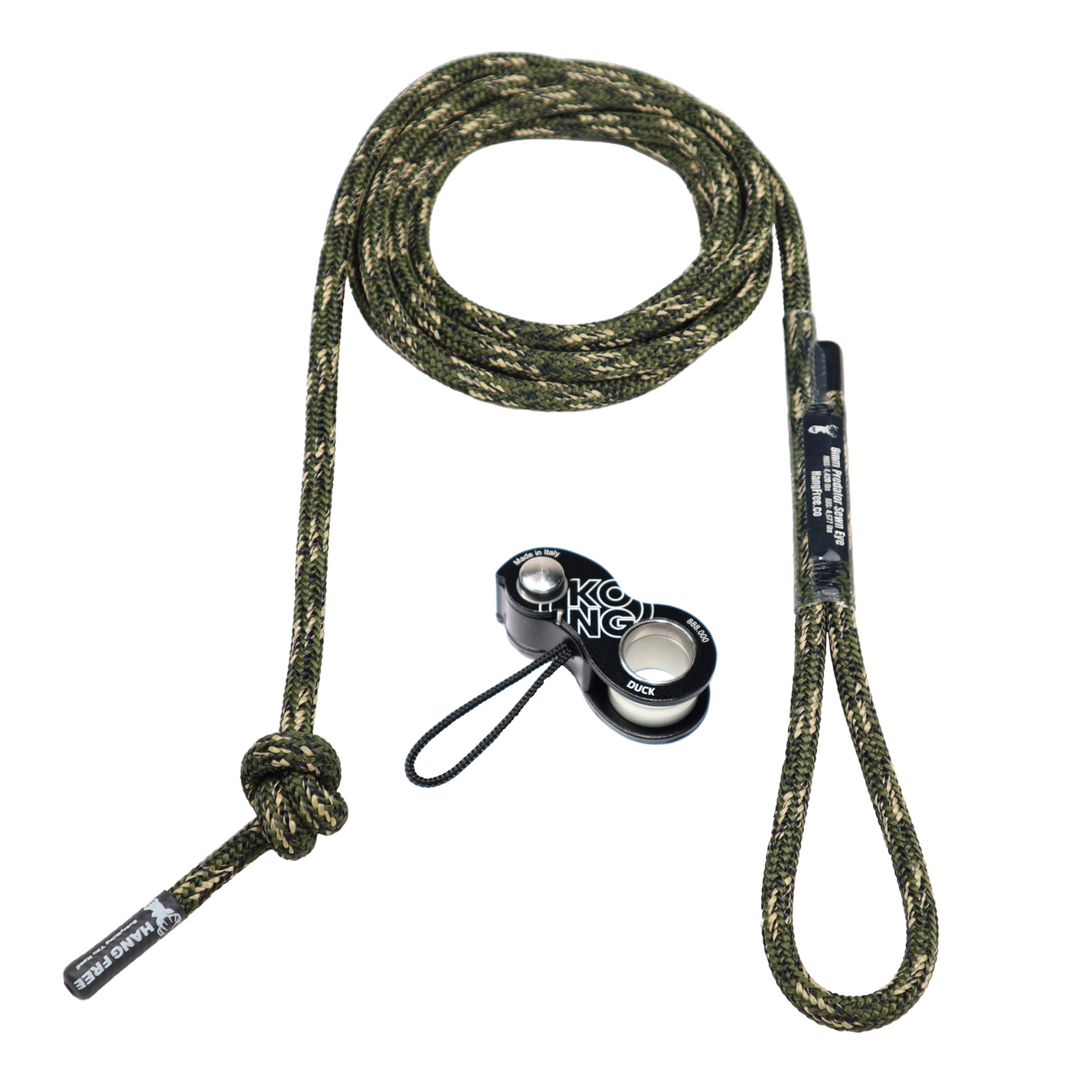 8mm Predator™ Deluxe Sewn Tree Tether & Lineman's Belt – Hang Free®