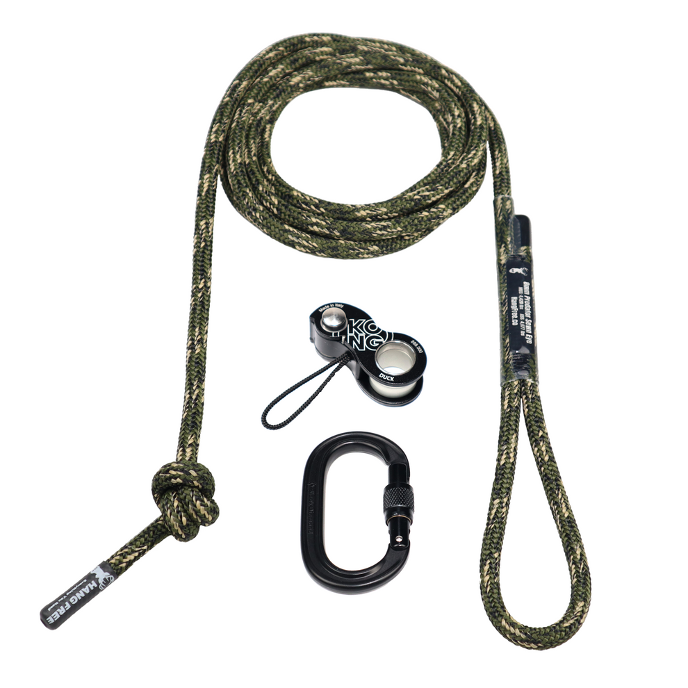 8mm Predator™ Deluxe Sewn Tree Tether & Lineman's Belt – Hang Free®