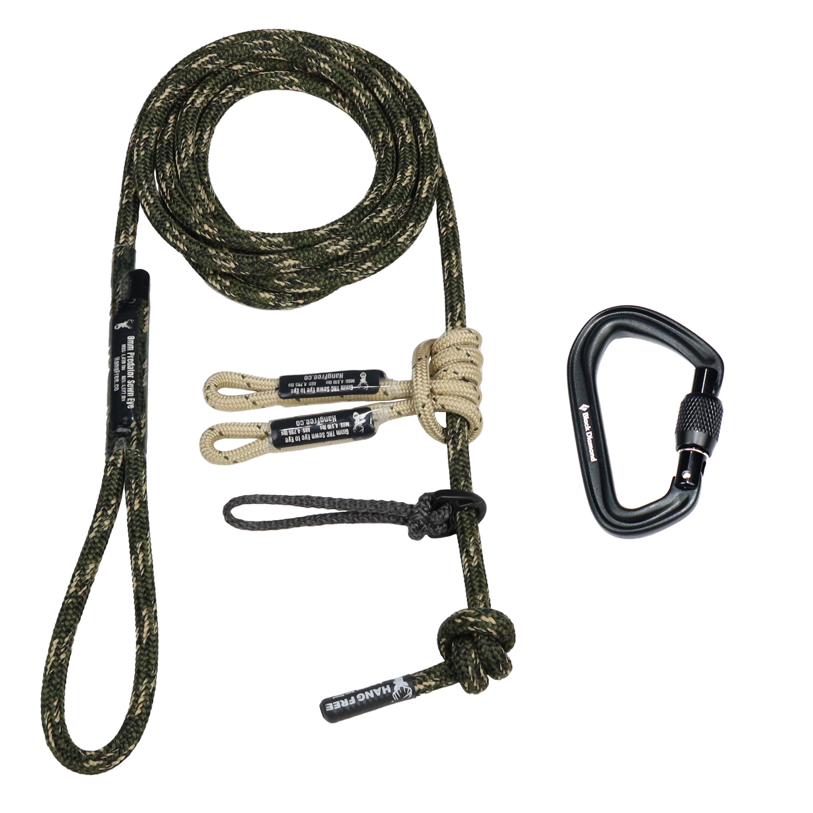 8mm Predator™ Sewn Tree Tether & Lineman's Belts – Hang Free®