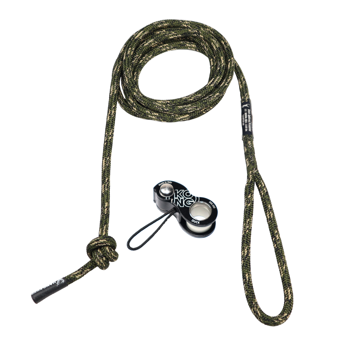 8mm Predator™ Deluxe Spliced Eye Tree Tethers & Linemans – Hang Free®